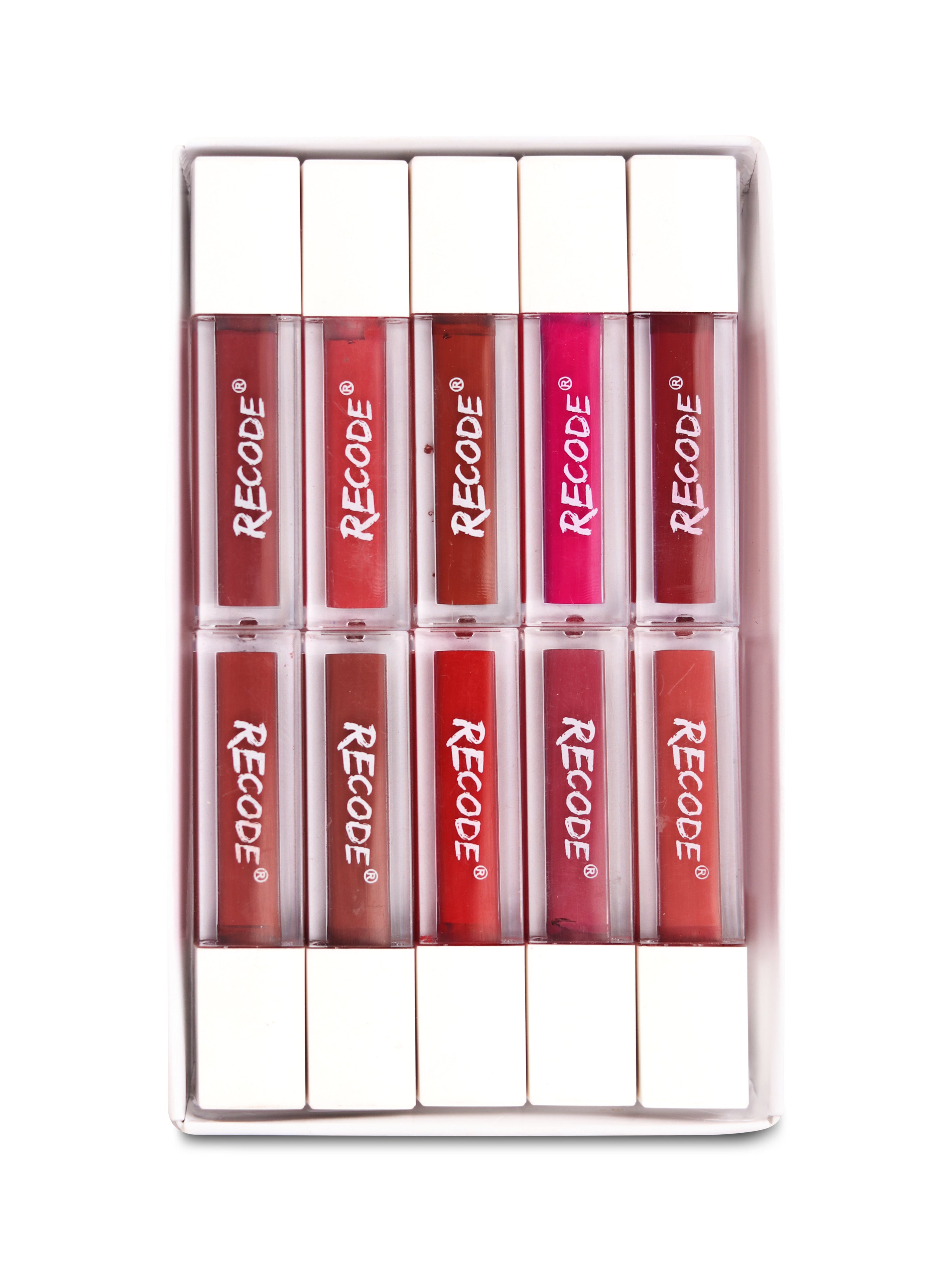 Home All recode products Recode 10 Silky Matte Mini Liquid Lipsticks ...