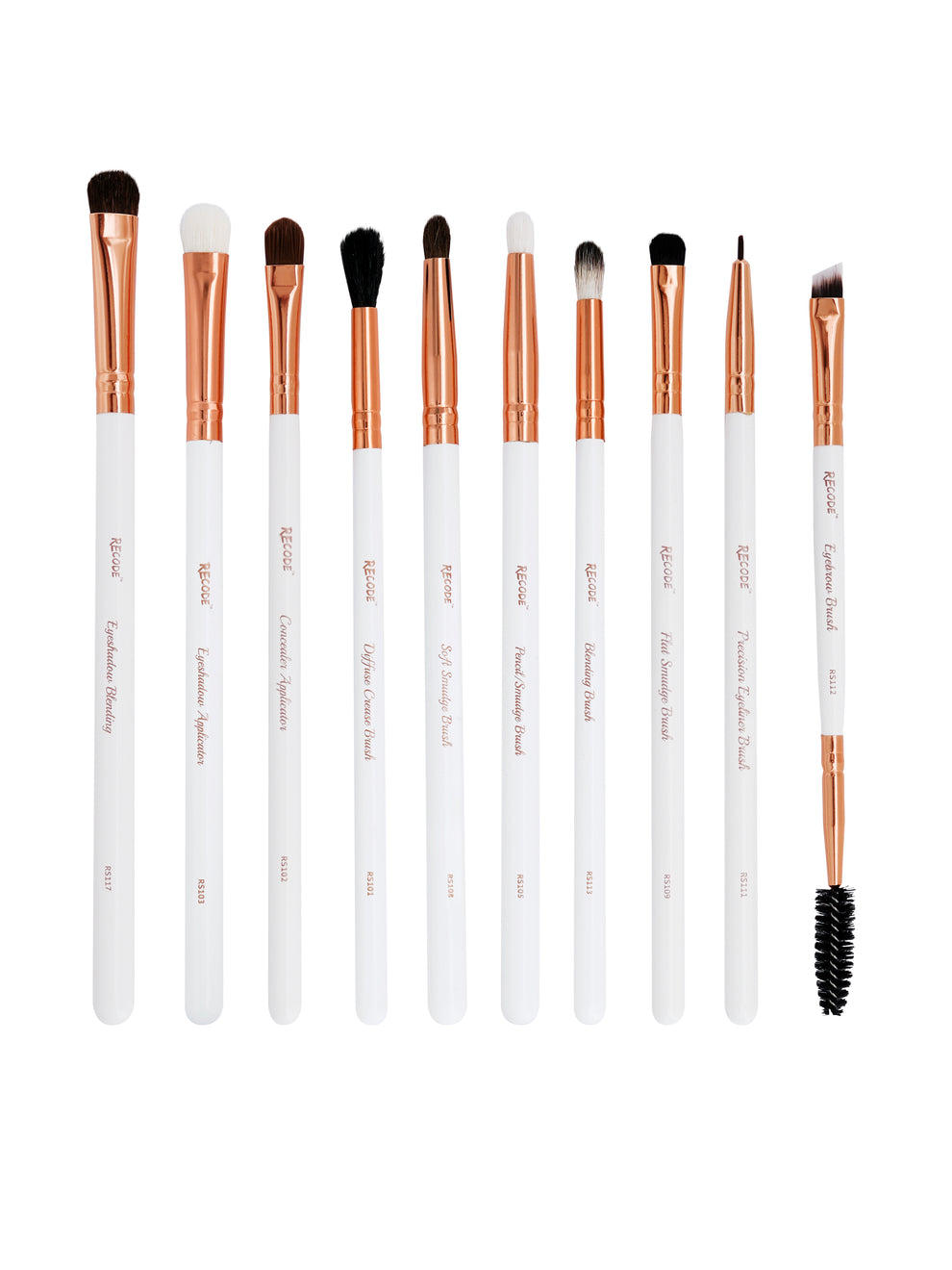 Home All Products Recode Brush 10-pcs Set with Premium Rose Gold Pouch