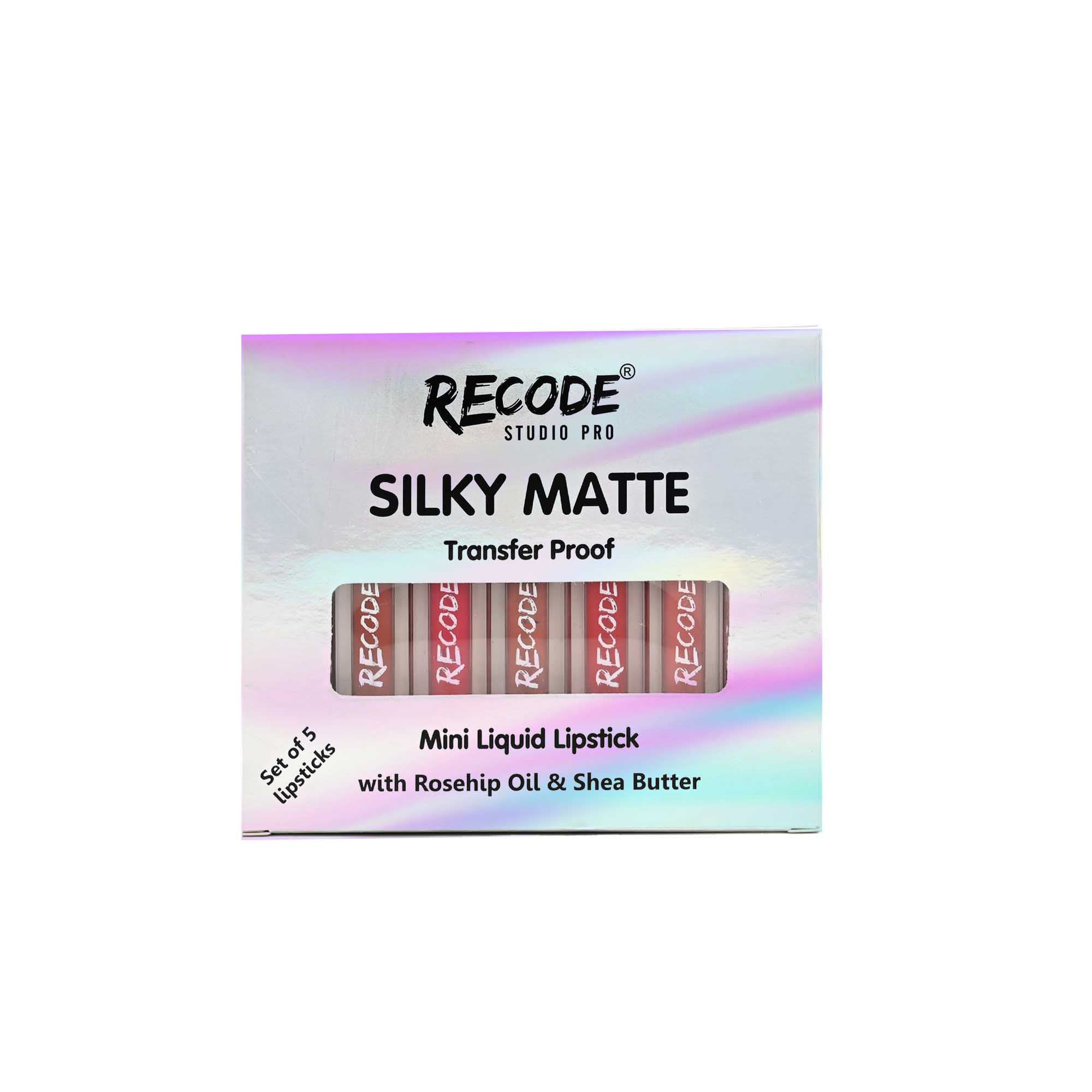 Home All Products Recode 5 Silky Matte Mini Liquid Lipsticks - 6.25 ML ...