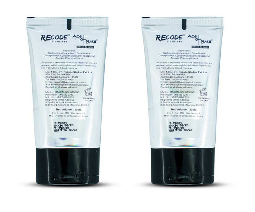 Home All recode products Recode Makeup Primer Combo (2x30 ML) for Oily ...