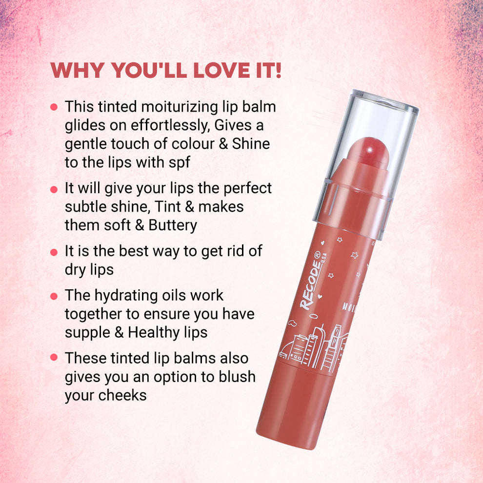 Lip Balm Moisturizer - Orange Paraben Free Chapstick - Recode